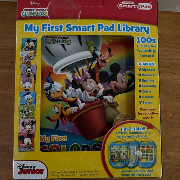 Toys | Disneys Mickey Mouse Club House My First Smart Pad Library 8 ...